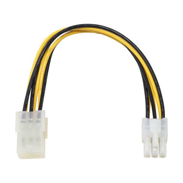 AINEX アイネックス PCI Express用電源延長ケーブル ▼コネクタ数：2 ▼コネクタ形状1：6pin(PCI Express用)メス ▼コネクタ形状2：6pin(PCI Express用)オス ▼長さ：15cm