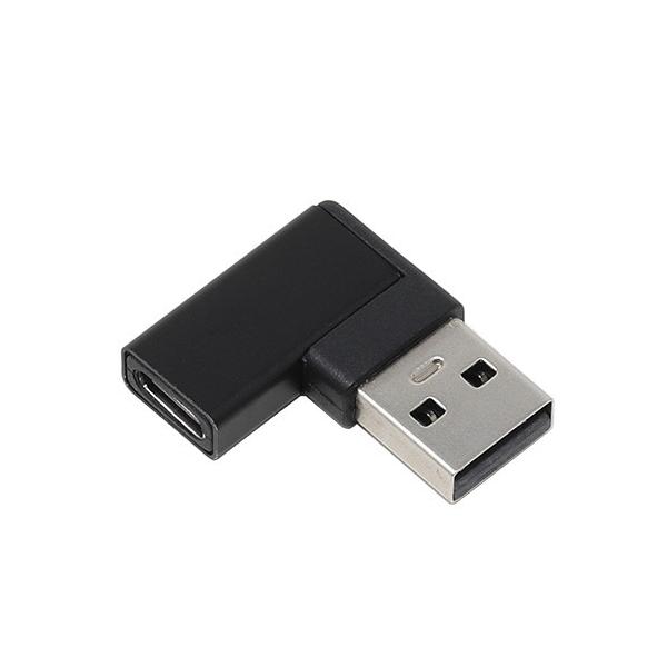 AINEX アイネックス USBアダプタ Aオス - Cメス 右L型 10Gbps ▼規格：USB ▼種類：変換 ▼コネクタ形状1：USB-Aコネクタオス ▼コネクタ形状2：USB-Cコネクタメス