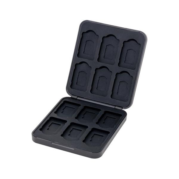 AINEX アイネックス microSD / microSD Expressメモリーカード12枚と、Nintendo Switch / 2用ゲームカード12枚を収納できるケース