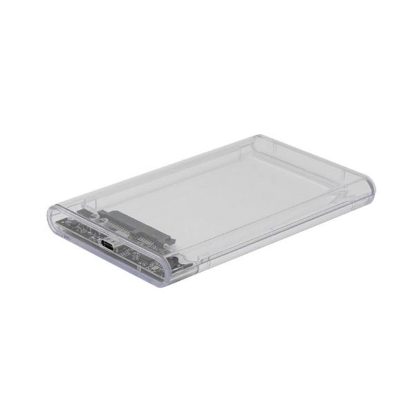 AINEX アイネックス USB3.2Gen1・USB2.0対応 2.5インチSATA SSD／HDDクリアケース ▼ドライブベイ数：1 ▼幅：79mm ▼奥行：127mm ▼高さ：14mm