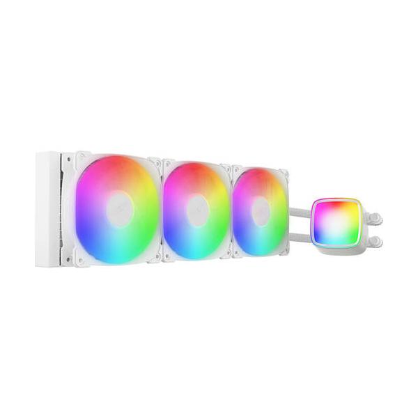 Geometric Future ユニークなディンプル加工を用いた冷却ファン　360mmラジエーター搭載　一体型水冷クーラー ▼対応ソケット intel：1851/1700 ▼対応ソケット AMD：AM5/AM4 ▼ファンサイズ：120mm...