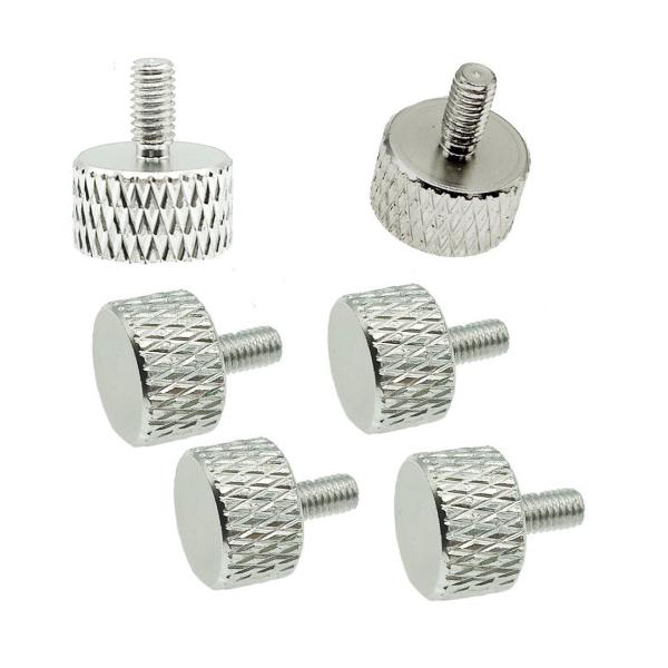 エスエスエーサービス　SSA 手回し アルミ製 ミリネジ M3-6mm つまみミニサイズ 6個入り ▼種類：ミリネジ ▼本数：6