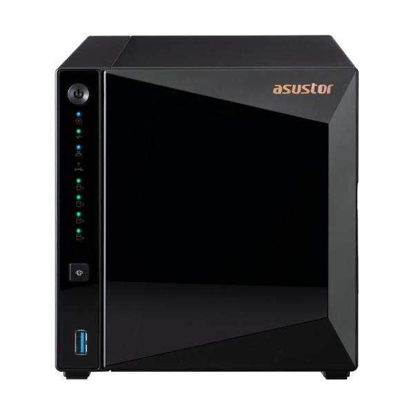ASUSTOR アサスター 4K トランスコーディング 個人や家庭で高速なプライベートクラウドの構築を低コストで実現 ▼ドライブベイ数：4 ▼幅：174mm ▼奥行：230mm ▼高さ：170mm