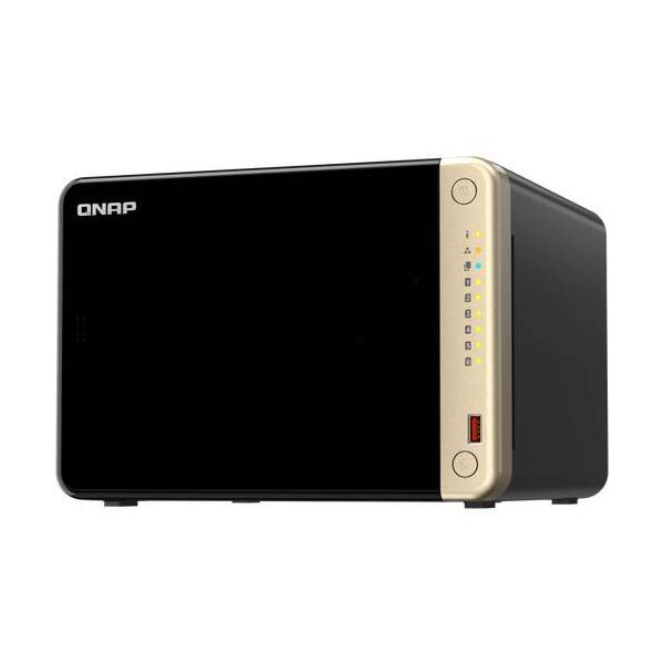 QNAP キューナップ ホーム＆オフィス向け 6ベイNAS ▼ドライブベイ数：6 ▼幅：235mm ▼奥行：226mm ▼高さ：168mm