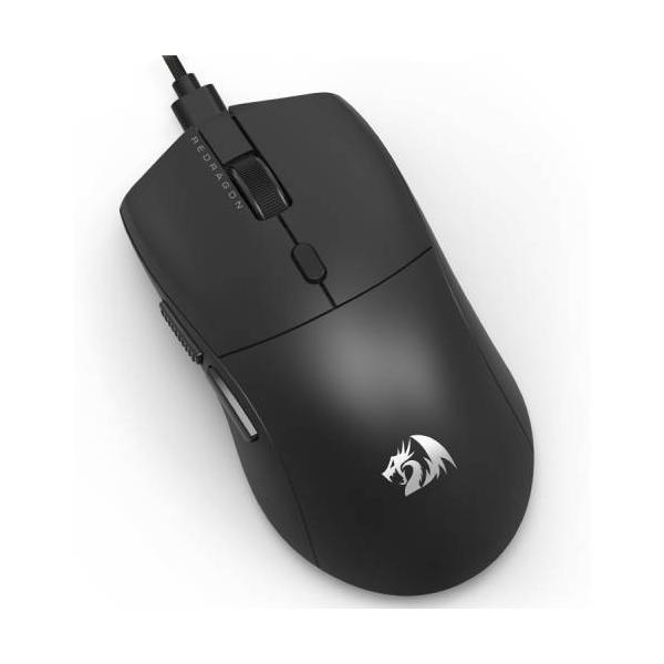 REDRAGON PAW3395 Sensor搭載　26,000DPI　有線モデル ゲーミングマウス ▼有線接続：USB ▼無線接続：× ▼センサー方式：光学式 ▼最大解像度：26000 ▼ボタン数：6 ▼幅：64mm ▼奥行：121mm ...