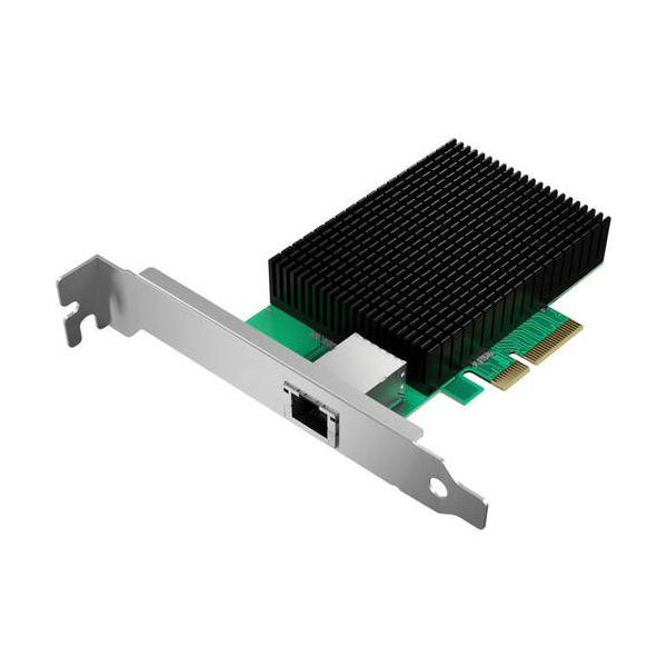 AREA エアリア ビッグヒートシンクを搭載 10Gigabit増設PCI Express x4形状ボード ▼インターフェース：PCI-Express x4 ▼規格：IEEE 802.3ad（10Gbpsイーサネット）