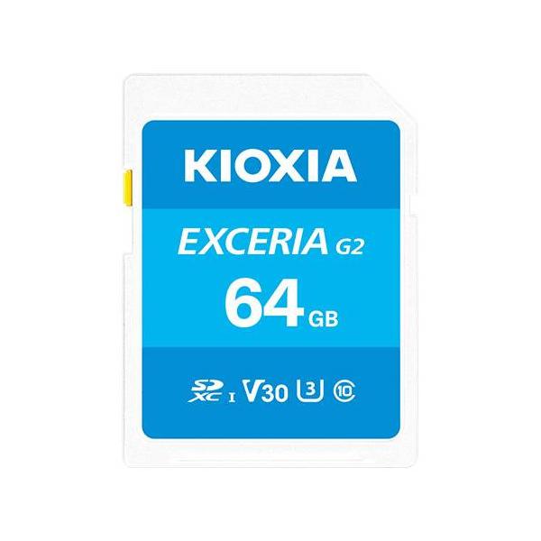 KIOXIA キオクシア 64GB SDカード ▼規格：SDXC ▼容量：64GB ▼転送速度：Class 10