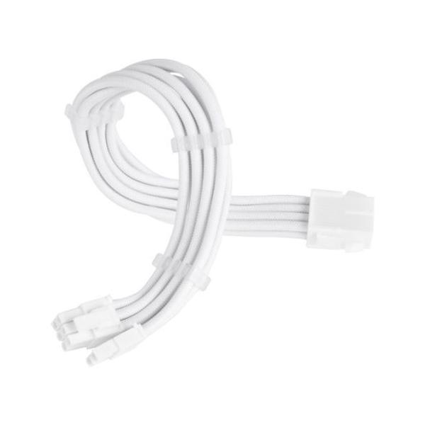 SilverStone シルバーストーン 超柔軟なPSU延長ケーブル 1 x PCIe 8pin (6+2) ▼コネクタ数：2 ▼コネクタ形状1：8pinメス ▼コネクタ形状2：6＋2pin(PCI Express用)オス ▼長さ：30cm