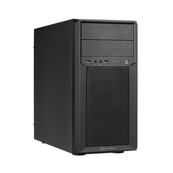 SilverStone シルバーストーン 大量のストレージドライブ容量を備えたMicro-ATXタワーケース ▼カラー：ブラック系 ▼サイドパネル：ソリッド ▼対応マザー形式：Micro ATX 、Mini-ITX ▼重量：3.7kg ▼5...