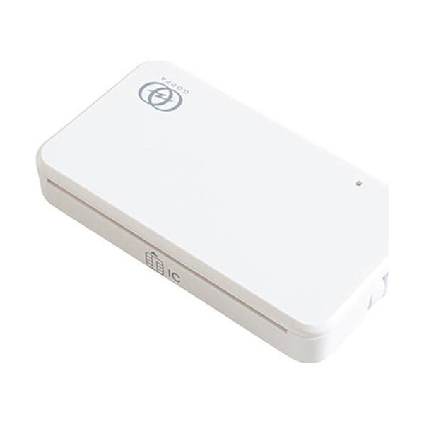 GOPPA ゴッパ マイナンバーカードにも対応した接触型ICカードリーダー ▼接続：USB ▼幅：66.1mm ▼奥行：36.6mm ▼高さ：14.6mm ▼重さ：19g