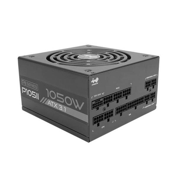 InWin インウィン 80PLUS PLATINUM認証 1050W電源 ▼規格：ATX12V Ver 3 ▼定格出力：1050W ▼80PLUS認証：PLATINUM ▼奥行：150mm