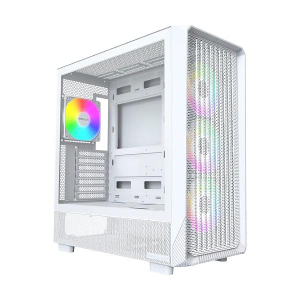 MONTECH ATX対応 PCケース ▼カラー：ホワイト ▼サイドパネル：ガラス ▼対応マザー形式：ATX 、Micro ATX 、Mini-ITX ▼重量：5.8kg ▼内部3.5インチベイ：2 ▼内部2.5インチベイ：2 ▼USB3....