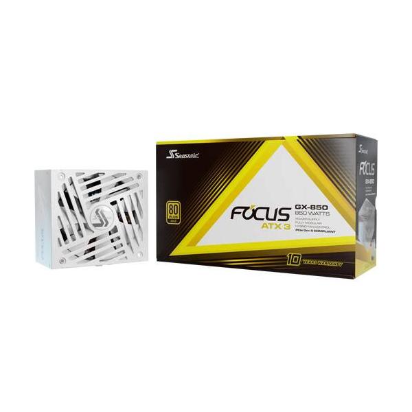 Seasonic 80PLUS GOLD認証 ネイティブ12V-2x6ケーブル付属 ▼規格：ATX12V Ver 3 ▼定格出力：850W ▼Cybenetics 効率認証：PLATINUM ▼Cybenetics 静音認証：A- ▼80P...