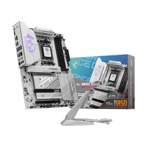 MSI エムエスアイ Socket AM5対応　AMD B850搭載　ATXマザーボード ▼対応CPUソケット：Socket AM5 ▼チップセット：AMD B850 ▼フォームファクター：ATX ▼PCI Express x16：1 (5...