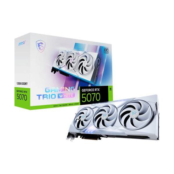 MSI エムエスアイ GeForce RTX 5070搭載　グラフィックボード ▼ビデオチップ：GeForce RTX 5070 ▼コアクロック：2610MHz ▼搭載メモリ：12GB GDDR7