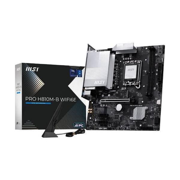 MSI エムエスアイ Intel H810搭載　LGA1851対応　MicroATXマザーボード ▼対応CPUソケット：LGA1851 ▼チップセット：Intel H810 ▼フォームファクター：MicroATX ▼PCI Express ...