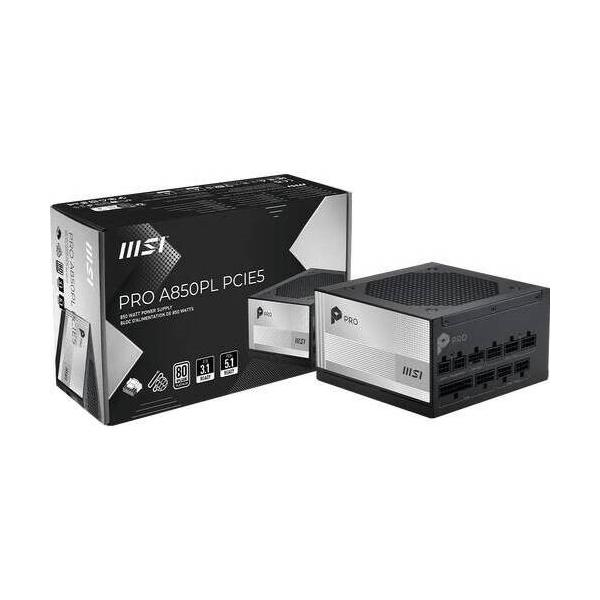 MSI エムエスアイ 80 PLUS &amp; Cybenetics Platinum認証 フルモジュラーATX電源 ▼規格：ATX12V Ver 3 ▼定格出力：850W ▼3.3V出力：20A ▼5V出力：20A ▼12V出力：70....