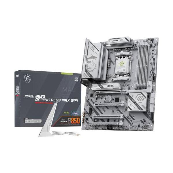 MSI エムエスアイ AMD B850搭載 Socket AM5対応 ATXマザーボード ▼対応CPUソケット：Socket AM5 ▼チップセット：AMD B850 ▼フォームファクター：ATX ▼PCI Express x16：1 (5...