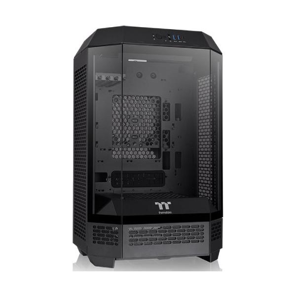 Thermaltake サーマルテイク 多彩なドレスアップを楽しめる八角柱デザイン 拡張性と冷却性能に優れたミニタワー型PCケース ▼カラー：ブラック系 ▼サイドパネル：ガラス ▼対応マザー形式：Micro ATX 、Mini-ITX ▼重...