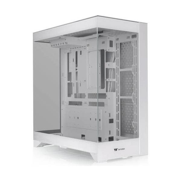 Thermaltake サーマルテイク 3面ピラーレスを採用したPCケース ▼カラー：ホワイト ▼ピラーレス：対応 ▼サイドパネル：ガラス ▼背面コネクタ：対応 ▼対応マザー形式：E-ATX、ATX 、Micro ATX、Mini-ITX ...