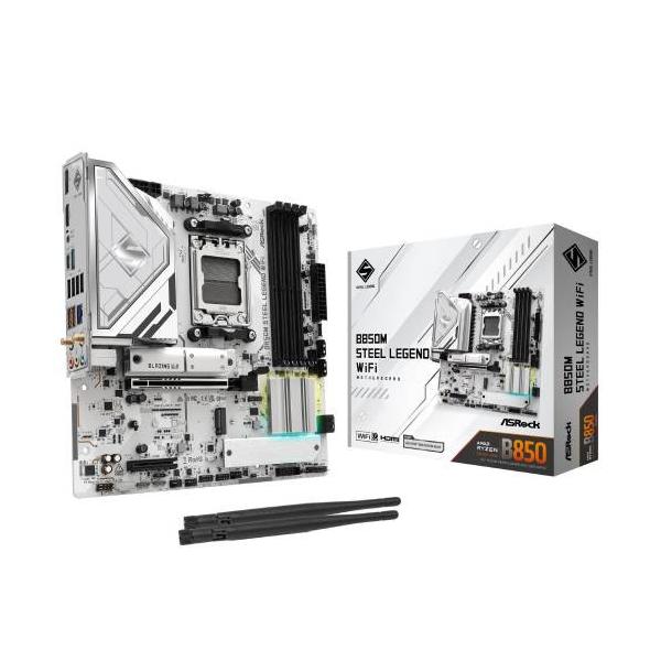 ASRock アスロック Socket AM5対応 AMD B850搭載 MicroATXマザーボード ▼対応CPUソケット：Socket AM5 ▼チップセット：AMD B850 ▼フォームファクター：MicroATX ▼PCI Expr...
