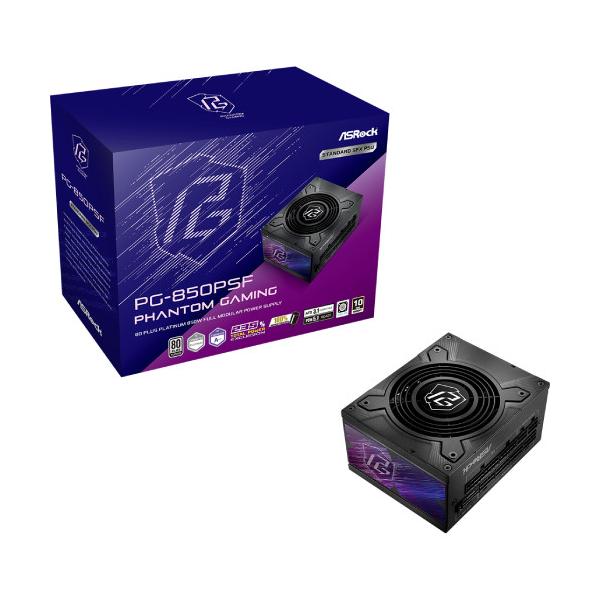 ASRock アスロック 80PLUS PLATINUM / Cybenetics PLATINUM、LAMBDA A++認証 850W SFX電源 ▼規格：ATX12V Ver 3 ▼定格出力：850W ▼3.3V出力：20A ▼5V出力...