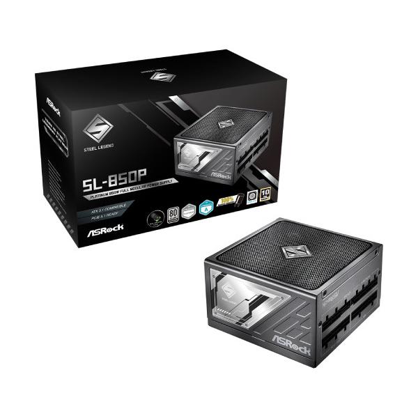 ASRock アスロック 80PLUS、Cybenetics PLATINUM認証 850W電源 ▼規格：ATX12V Ver 3 ▼定格出力：850W ▼Cybenetics 効率認証：PLATINUM ▼Cybenetics 静音認証：...