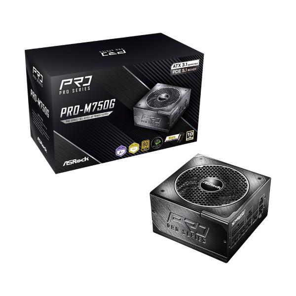 ASRock アスロック 80 PLUS/Cybenetics GOLD認証 LAMBDA A++ 750W電源 ▼規格：ATX12V Ver 3 ▼定格出力：750W ▼3.3V出力：20A ▼5V出力：20A ▼12V出力：62.5A ...