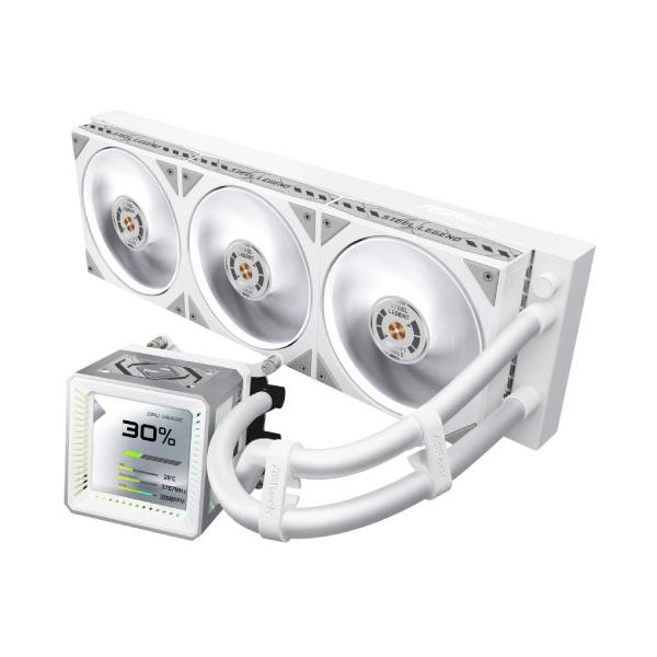 ASRock アスロック 3.4インチ フルカラーLCDディスプレイ搭載 360mmラジエーター 一体型水冷クーラー ▼対応ソケット intel：1851/1700 ▼対応ソケット AMD：AM5/AM4 ▼ヒートシンク素材：アルミニウム ...