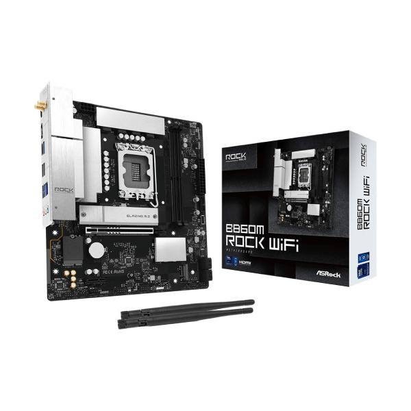 ASRock アスロック Intel B860搭載 LGA1851対応 MicroATXマザーボード ▼対応CPUソケット：LGA1851 ▼チップセット：Intel B860 ▼フォームファクター：MicroATX ▼PCI Expres...
