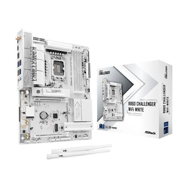 ASRock アスロック Intel B860搭載　LGA 1851対応　ATXマザーボード ▼対応CPUソケット：LGA1851 ▼チップセット：Intel B860 ▼フォームファクター：ATX ▼PCI Express x16：1 (...