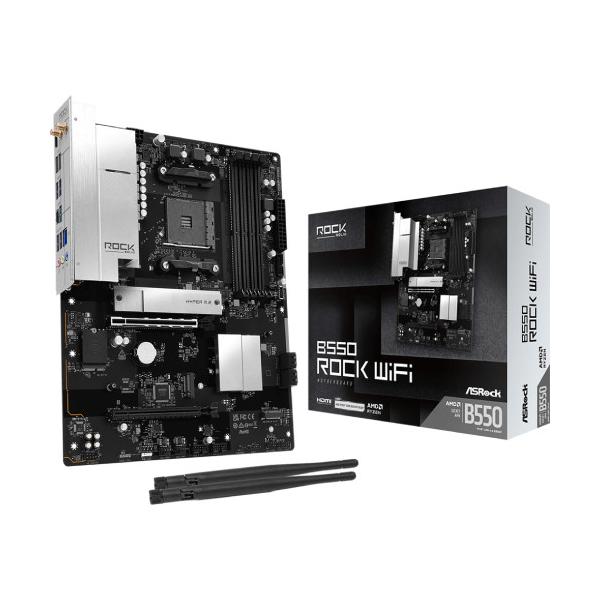 ASRock アスロック AMD B550搭載 Socket AM4対応 ATXマザーボード ▼対応CPUソケット：Socket AM4 ▼チップセット：AMD B550 ▼フォームファクター：ATX ▼PCI Express x16：2(...