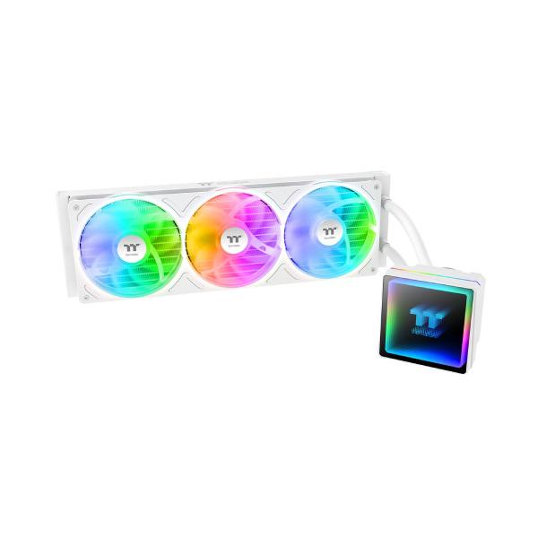 Thermaltake サーマルテイク 回転式ポンプヘッド × インフィニティミラーで魅せる 360mmラジエーター 一体型水冷クーラー ▼対応ソケット intel：1851/1700 ▼対応ソケット AMD：AM5/AM4 ▼ファンサイズ...