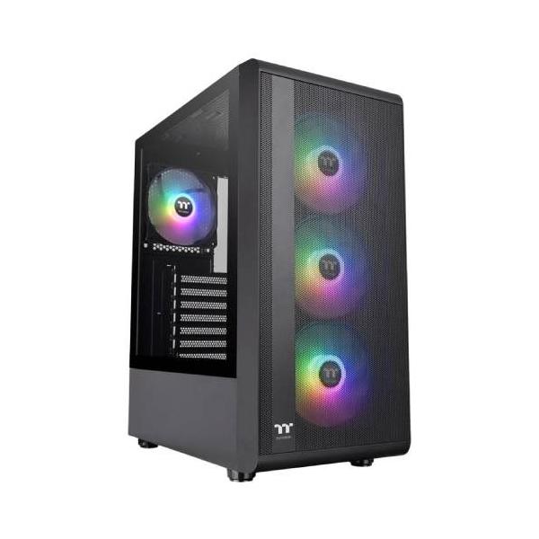 Thermaltake サーマルテイク フロントメッシュパネル ATX対応　PCケース ▼カラー：ブラック系 ▼サイドパネル：ガラス ▼対応マザー形式：ATX 、Micro ATX 、Mini-ITX ▼重量：4.9kg ▼5インチベイ：0...