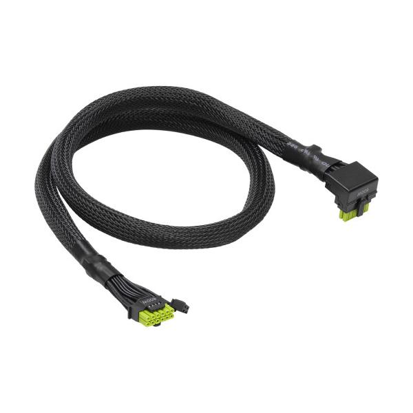 ASRock アスロック 「ATX 3.1 / PCIe 5.1」に対応した12V-2x6 600Wケーブル ▼コネクタ数：2 ▼コネクタ形状1：12VHPWR(12+4pin)オス ▼コネクタ形状2：12VHPWR(12+4pin)オスL型内