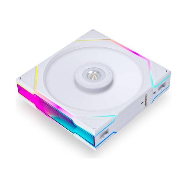 Lian Li リアンリー 左右独立したカラーやイルミネーション効果を設定可能なLEDライン 2300rpm 120x124mm 1個入り ▼サイズ：12cm ▼（最大）ファン回転数：2300rpm ▼LED：ARGB ▼フレームカラー：ホ...
