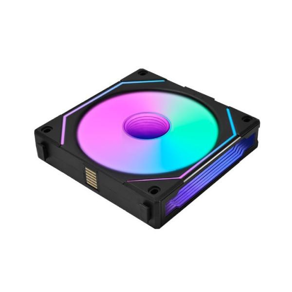 Lian Li リアンリー インフィニティミラー搭載 140mm逆回転ファン ▼サイズ：14cm ▼（最大）ファン回転数：1600rpm ▼LED：ARGB ▼フレームカラー：ブラック系 ▼接続方式：4pin (PWMファン)