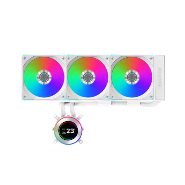 Lian Li リアンリー 2.1IPS LCDパネル搭載　360mmラジエーター 一体型水冷クーラー ▼対応ソケット intel：1851/1700 ▼対応ソケット AMD：AM5/AM4 ▼ファンサイズ：120mm×3 （360mm） ...