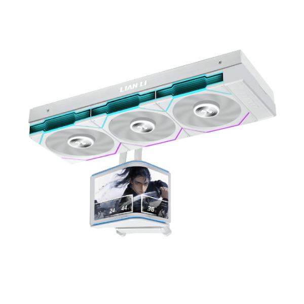 Lian Li リアンリー 6.67インチOLED曲面スクリーン搭載 360mmラジエーター 一体型水冷クーラー UNI FAN TL FLEX搭載モデル ▼対応ソケット intel：1851/1700 ▼対応ソケット AMD：AM5/AM...