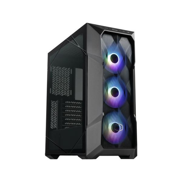 CoolerMaster クーラーマスター ポリゴンメッシュフロント ARGBコントローラー付属 E-ATX対応ミドルタワーPCケース ▼カラー：ブラック系 ▼サイドパネル：ガラス ▼対応マザー形式：E-ATX、CEB、ATX 、Micro...