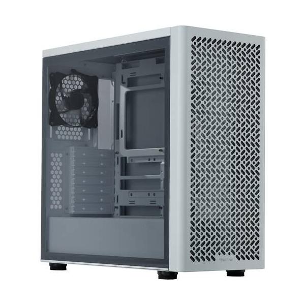 CoolerMaster クーラーマスター 背面コネクタマザーボード対応　メッシュフロントパネル PCケース ▼カラー：ホワイト ▼サイドパネル：ガラス ▼背面コネクタ：対応 ▼対応マザー形式：ATX 、Micro ATX 、Mini-IT...