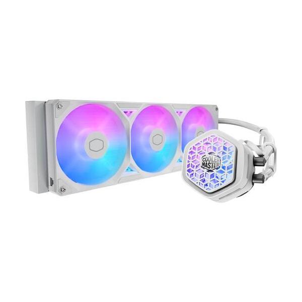 CoolerMaster クーラーマスター 360mmラジエーター搭載 一体型水冷クーラー　VRMファンモデル ▼対応ソケット intel：1851/1700 ▼対応ソケット AMD：AM5/AM4 ▼ファンサイズ：120mm×3 （360...