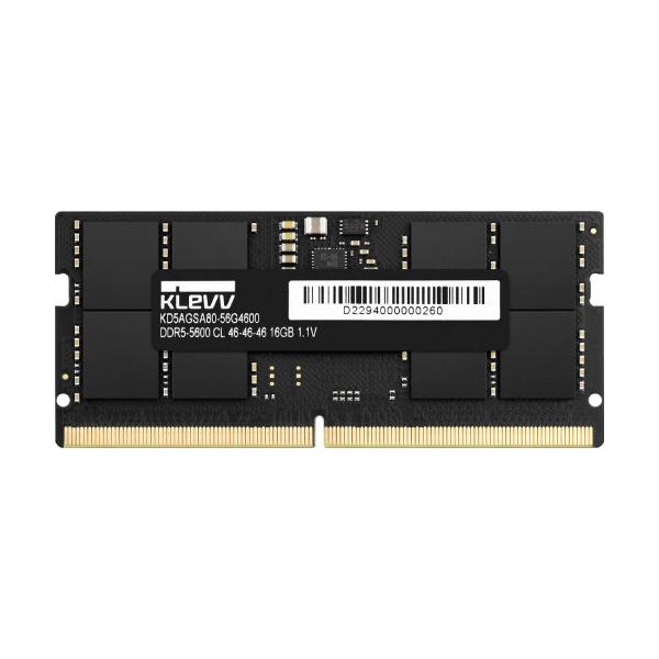 ESSENCORE エッセンコア DDR5-5600 32GBx1枚組 CL46 1.1V ノートPC用メモリ ▼対応：DDR5-5600 (PC5-44800) ▼容量：32GB（1枚） ▼種類：DDR5 S.O DIMM ▼ピン数：26...