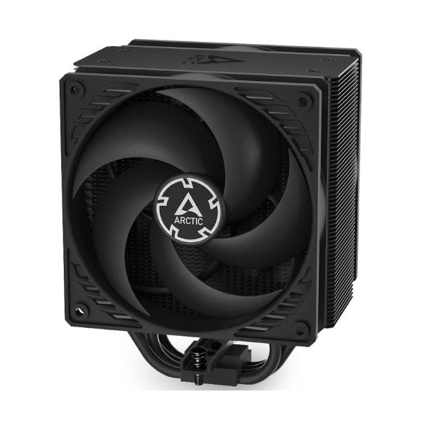 Arctic デュアルファン搭載 120mmサイドフロー空冷CPUクーラー ▼対応ソケット intel：1851/1700 ▼対応ソケット AMD：AM5/AM4 ▼エアフロー：サイドフロー ▼色：ブラック系 ▼LED：LED非搭載