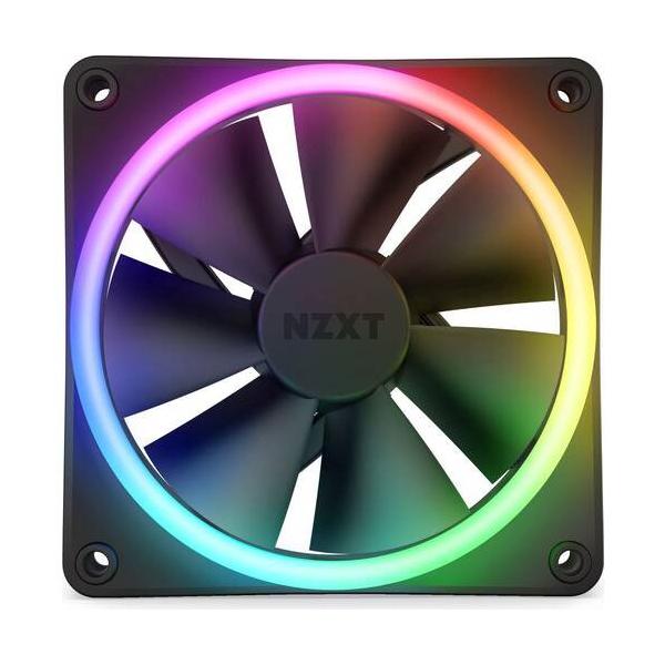 NZXT エヌズィーエックスティー 1800rpm 120mmファン ▼サイズ：12cm ▼（最大）ファン回転数：1800rpm ▼LED：RGB ▼フレームカラー：ブラック系 ▼接続方式：4pin (PWMファン)