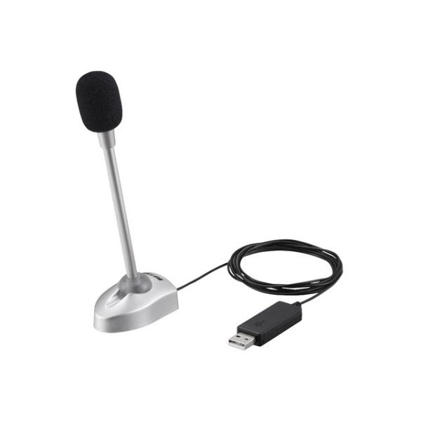 BUFFALO バッファロー マイクロフォン 小型スタンドタイプ USB接続 ▼マイク・ワイヤレス：ワイヤードマイク ▼マイク・方式：コンデンサ型マイク ▼ステレオ/モノラル：モノラル ▼マイクロホン用途：ビジネス用マイク