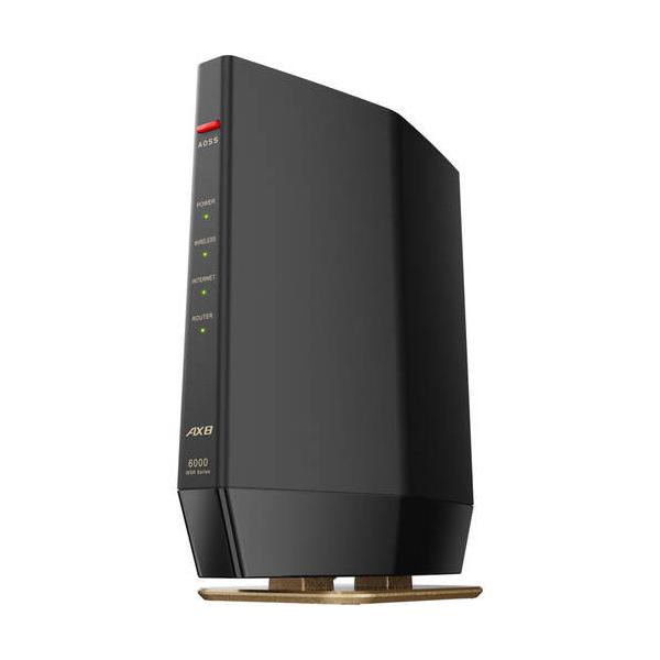 BUFFALO バッファロー Wi-Fi 6対応 4803+1147Mbps Wi-Fiルーター ▼WAN側I/F：10/100/1000Mbps ▼有線LAN I/F：3 ▼無線LAN規格：IEEE 802.11ax/ac/n/g/a/b...