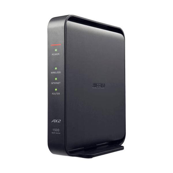 BUFFALO バッファロー Wi-Fi EasyMesh対応、Wi-Fi 6（11ax） 無線ルーター ▼WAN側I/F：GbE ▼有線LAN I/F：3 ▼無線LAN規格：IEEE 802.11ax/ac/n/g/a/b ▼PPPoE：...