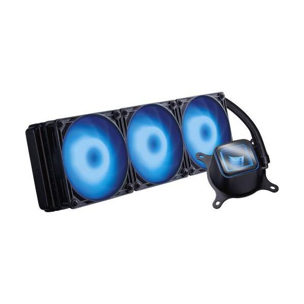 玄人志向 クロウトシコウ ASETEK社製 高信頼水冷ポンプ　360mmラジエーター搭載　一体型水冷クーラー　ARGBモデル ▼対応ソケット intel：1851/1700 ▼対応ソケット AMD：AM5/AM4 ▼ファンサイズ：120mm...