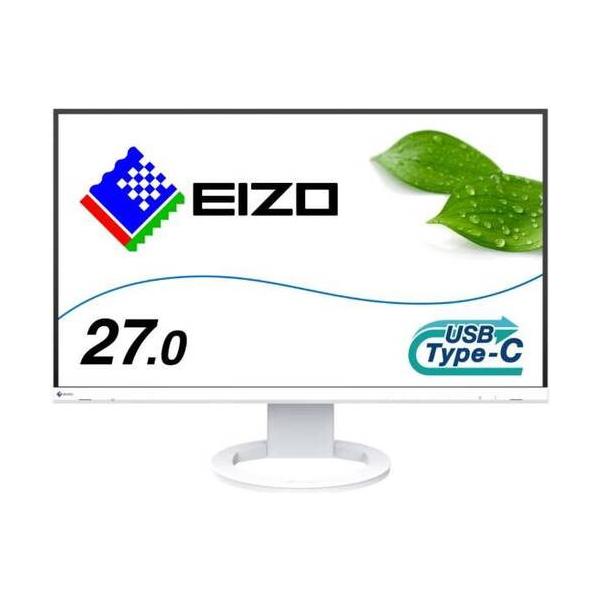 EIZO エイゾー 27型 USB Type-C対応 WQHD液晶モニター ▼駆動方式：IPS 型 ▼表面処理：アンチグレア ▼液晶パネルサイズ：27型 ▼最大解像度：2560×1440 ▼最大リフレッシュレート：61Hz ▼コントラスト比...